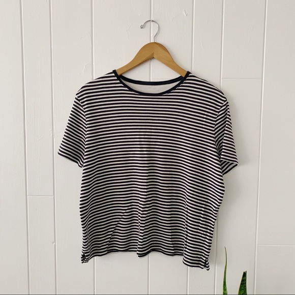 Vintage | Tops | Vintage Striped Boxy Tee | Poshmark